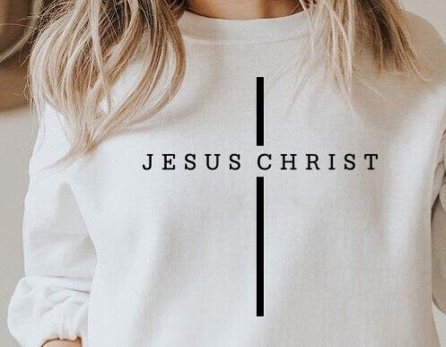 Minimalist Jesus Christ Tee (up to 5X) – HeSaidSheSaidCo